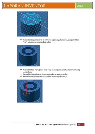 Laporan Autodesk Inventor | PDF