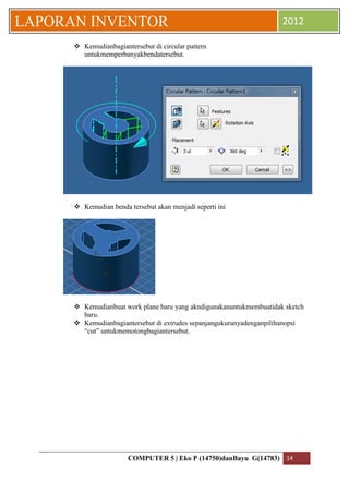 Laporan Autodesk Inventor | PDF