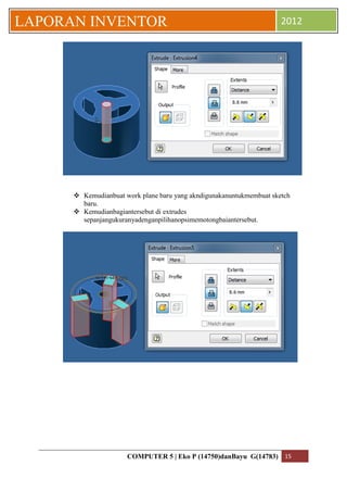 Laporan Autodesk Inventor | PDF