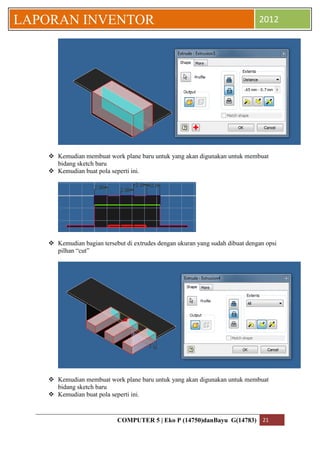 Laporan Autodesk Inventor | PDF