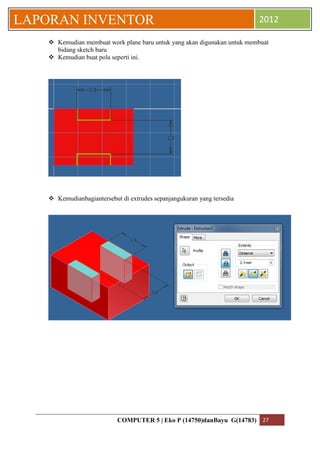 Laporan Autodesk Inventor | PDF
