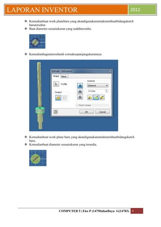 Laporan Autodesk Inventor | PDF