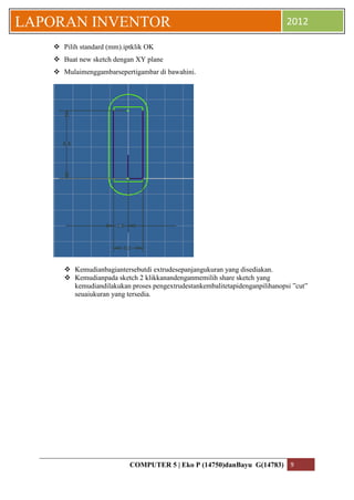 Laporan Autodesk Inventor | PDF