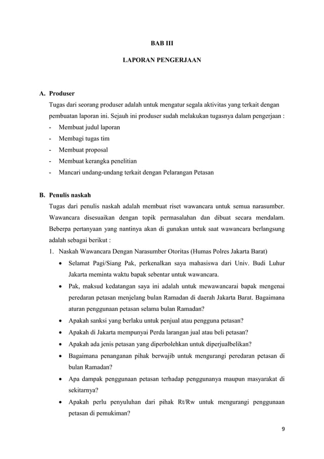 Laporan Investigasi | PDF