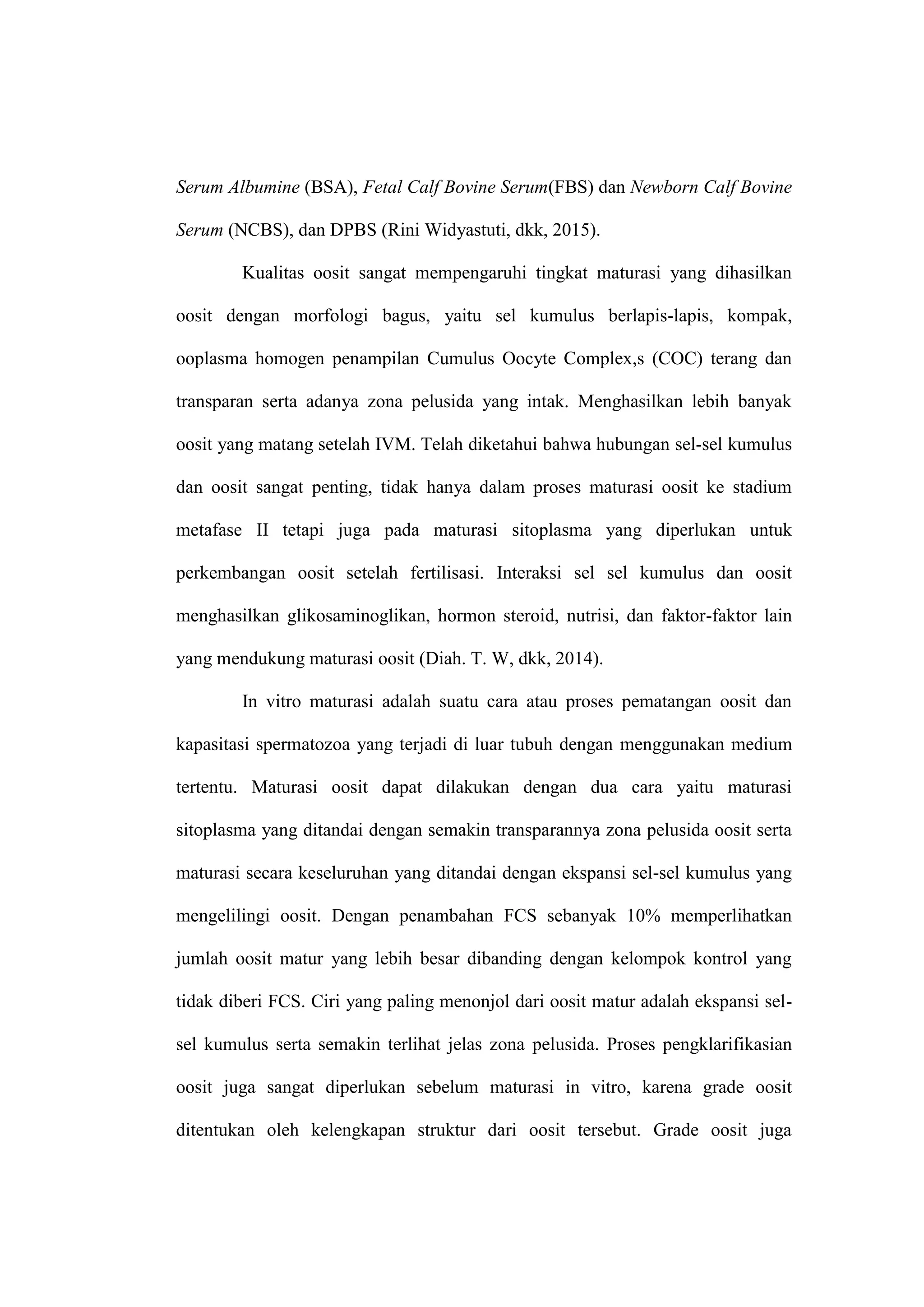 Laporan in vitro maturasi | PDF