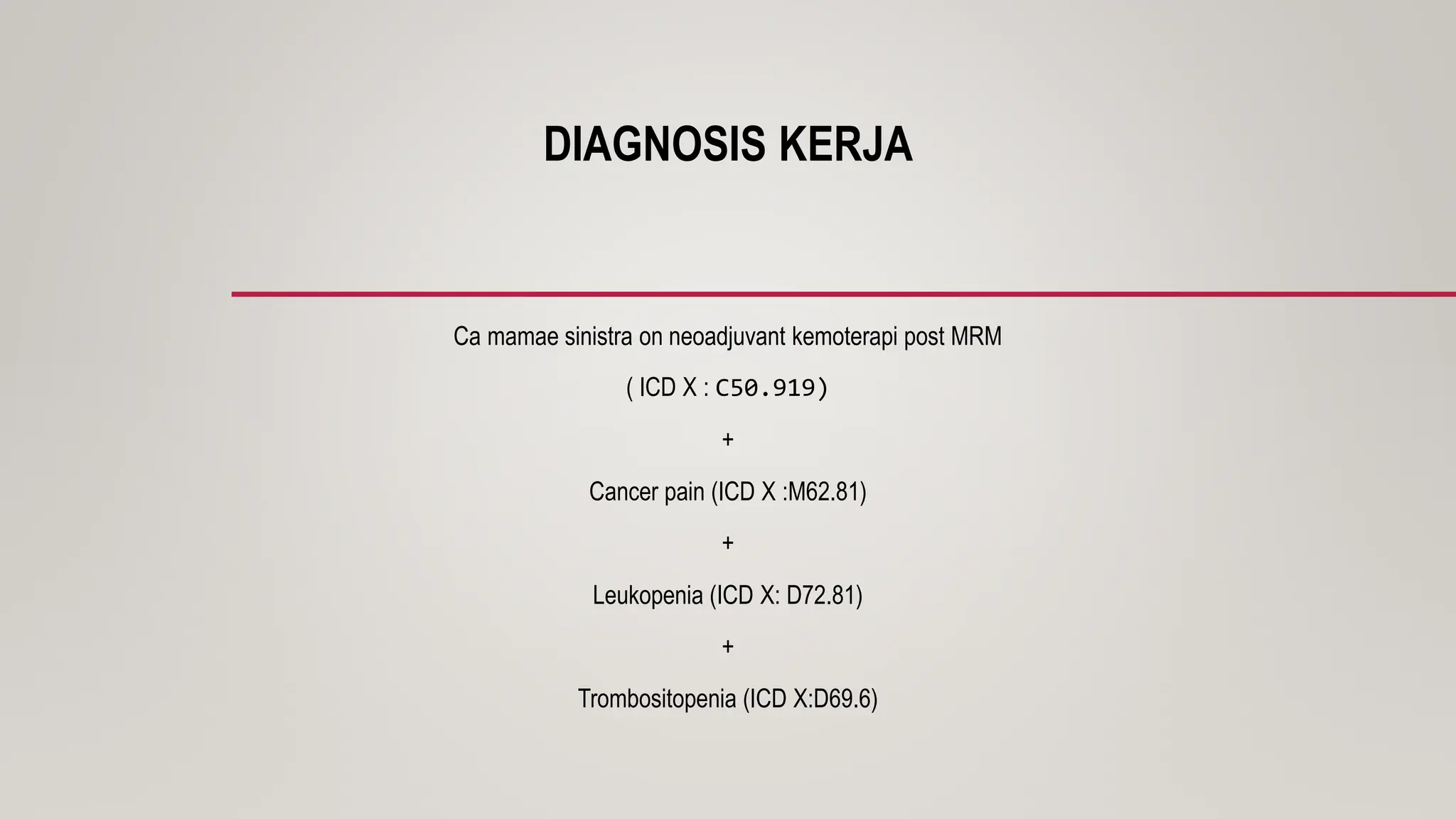 Laporan Jaga Ca Mammae sinistra.pptx | Free Download