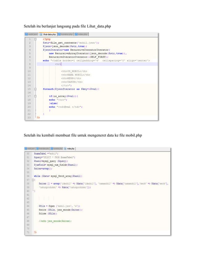 Laporan json dhka API | PDF
