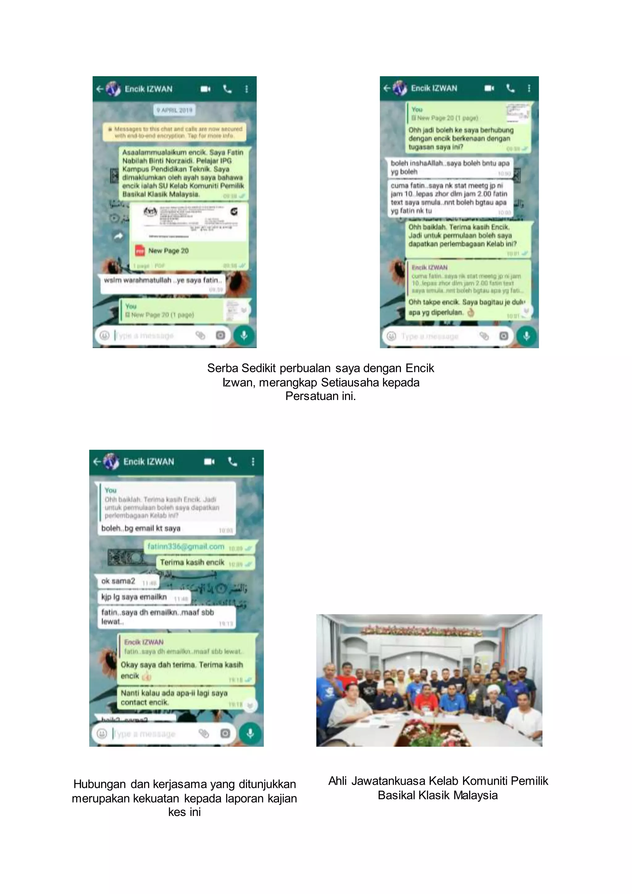 Laporan kajian kes basikal klasik | DOCX