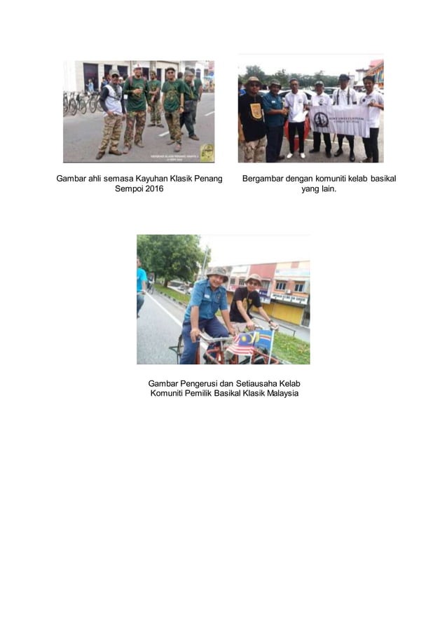 Laporan kajian kes basikal klasik | DOCX