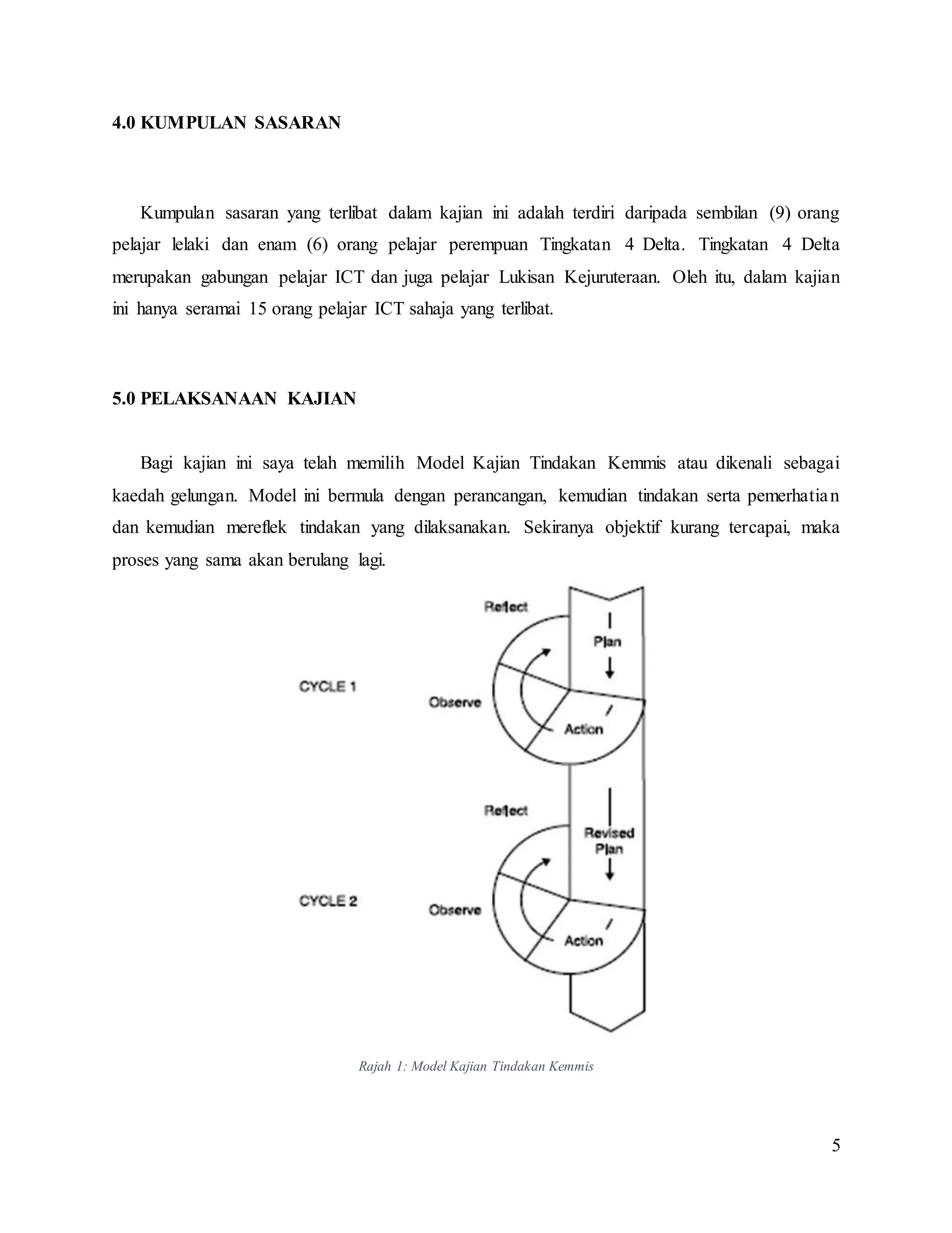 Laporan Kajian Tindakan ICT - Strategi PDP & Penglibatan Pelajar dalam ...