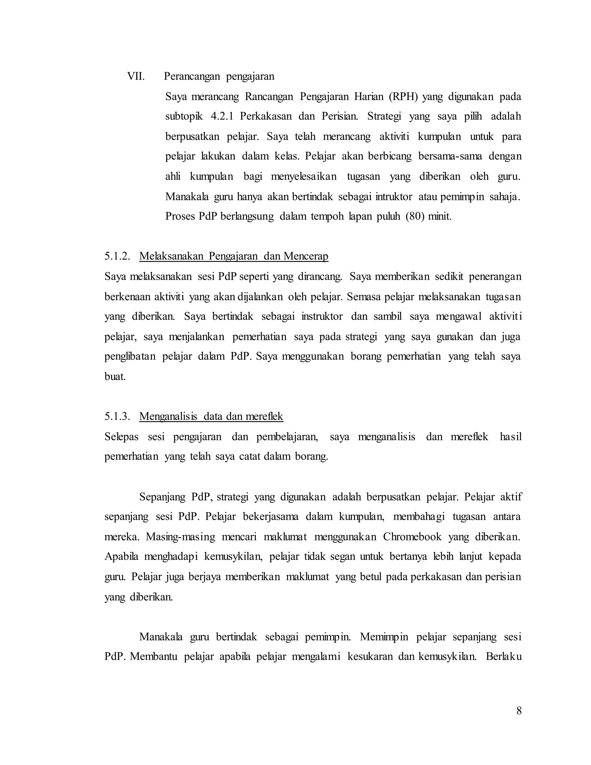 Laporan Kajian Tindakan ICT - Strategi PDP & Penglibatan Pelajar dalam ...