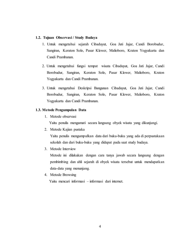 Laporan karya wisata ilmiah dan budaya ke solo | DOCX