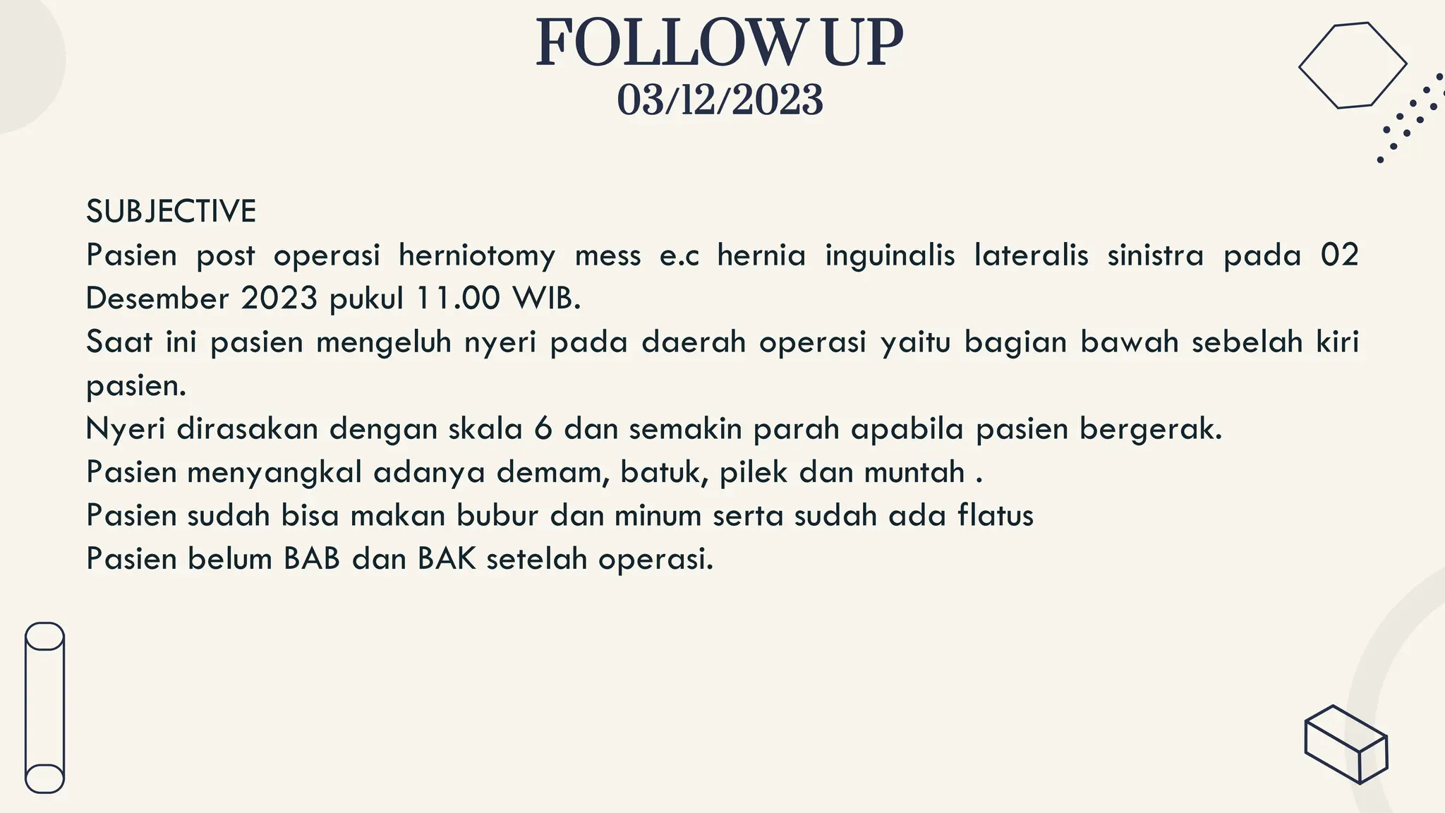 Laporan Kasus Hernia Inguinalis Lateralis | PDF