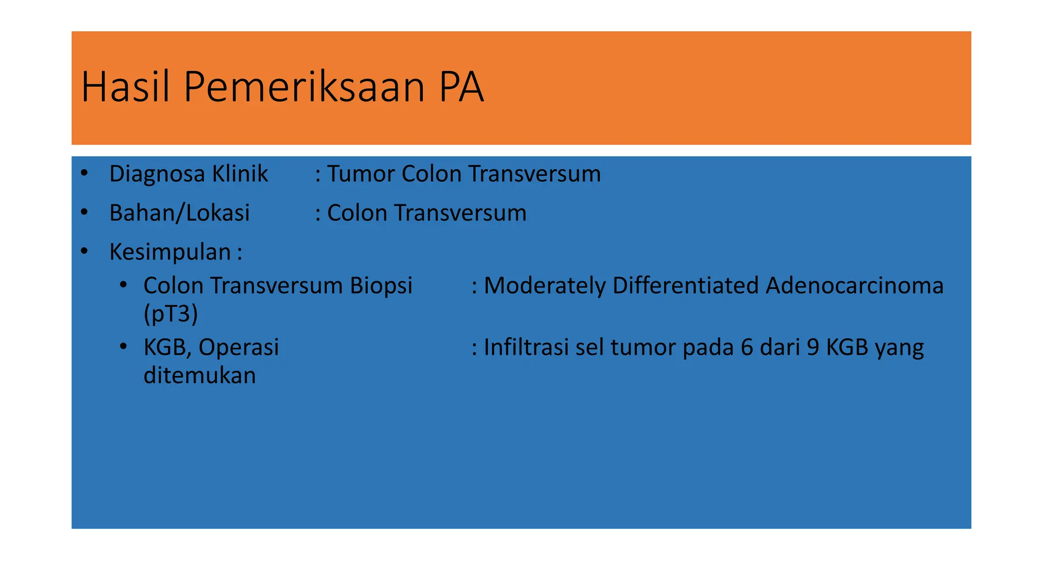 Laporan Kasus AdenoCa Colon Transversum.pptx