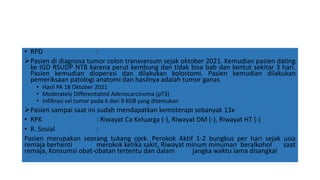 Laporan Kasus AdenoCa Colon Transversum.pptx