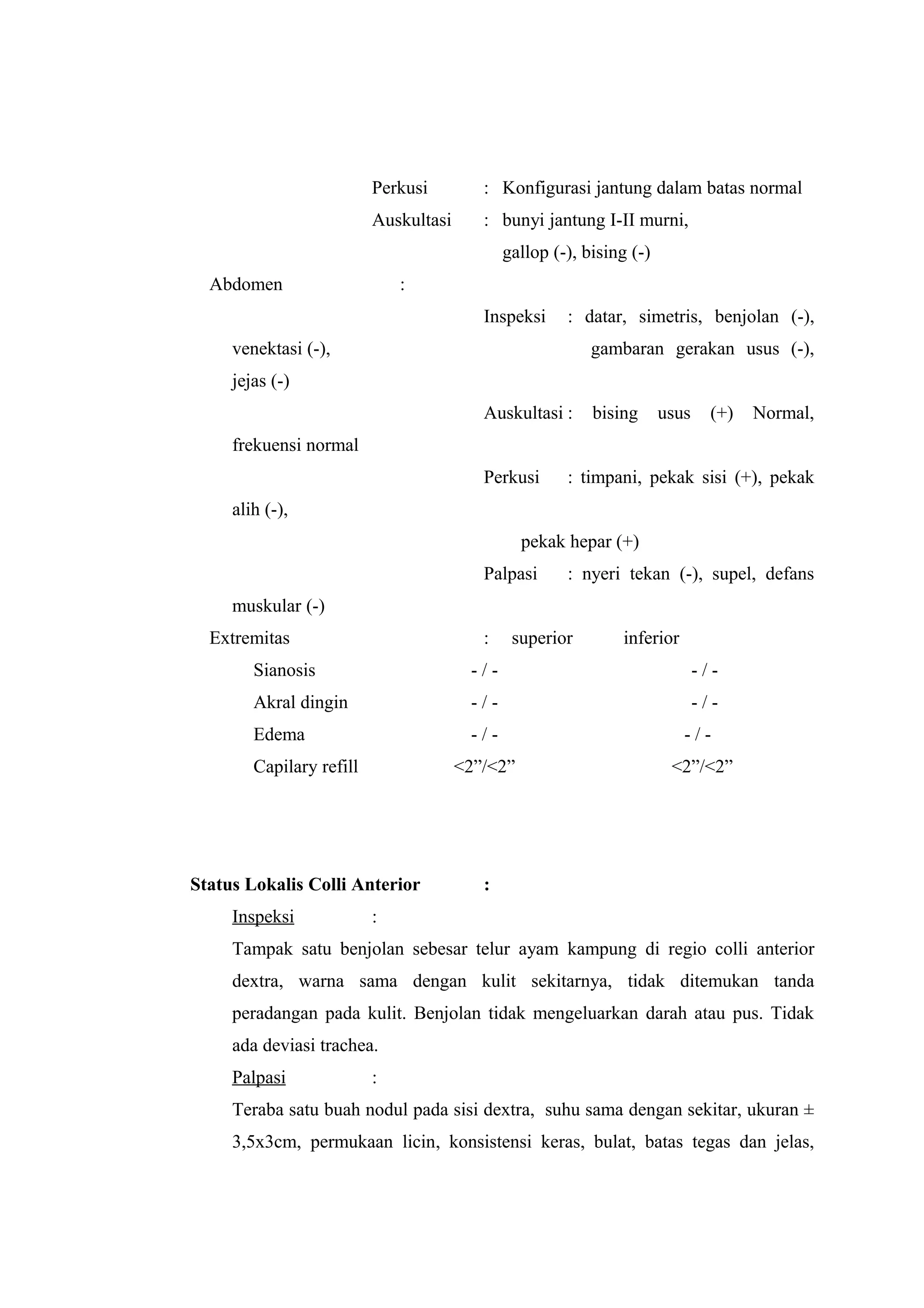 Laporan kasus bedah onkologi | DOC