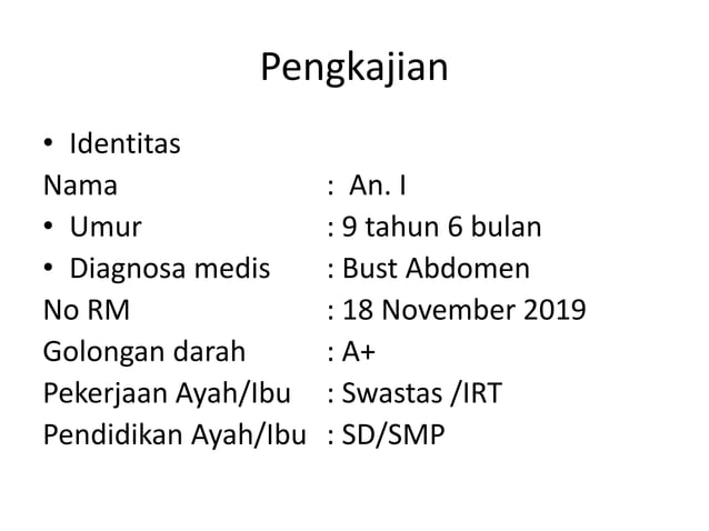 Laporan kasus Burst Abdomen Abdominal Wound Dehiscence Luka Operasi ...