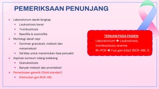 Laporan kasus chronic myeloid leukemia-ppt | PPTX