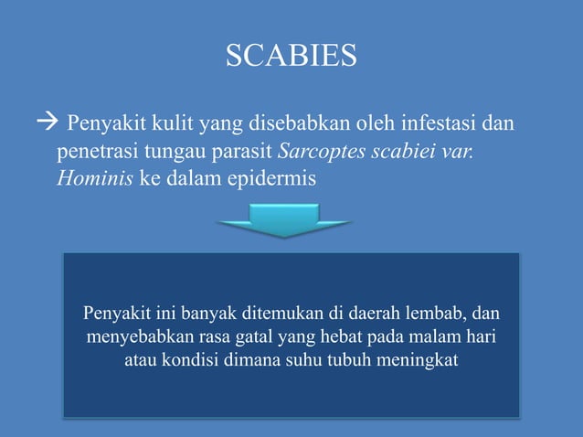 Laporan kasusScabies | PPTX
