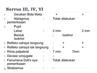Laporan kasus tetanus (slide) | PPTX