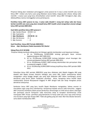 Laporan kegiatan musang iii | PDF