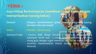 LAPORAN KEGIATAN PROJEK p5 GAYA HIDUP BERKELANJUTAN.pptx