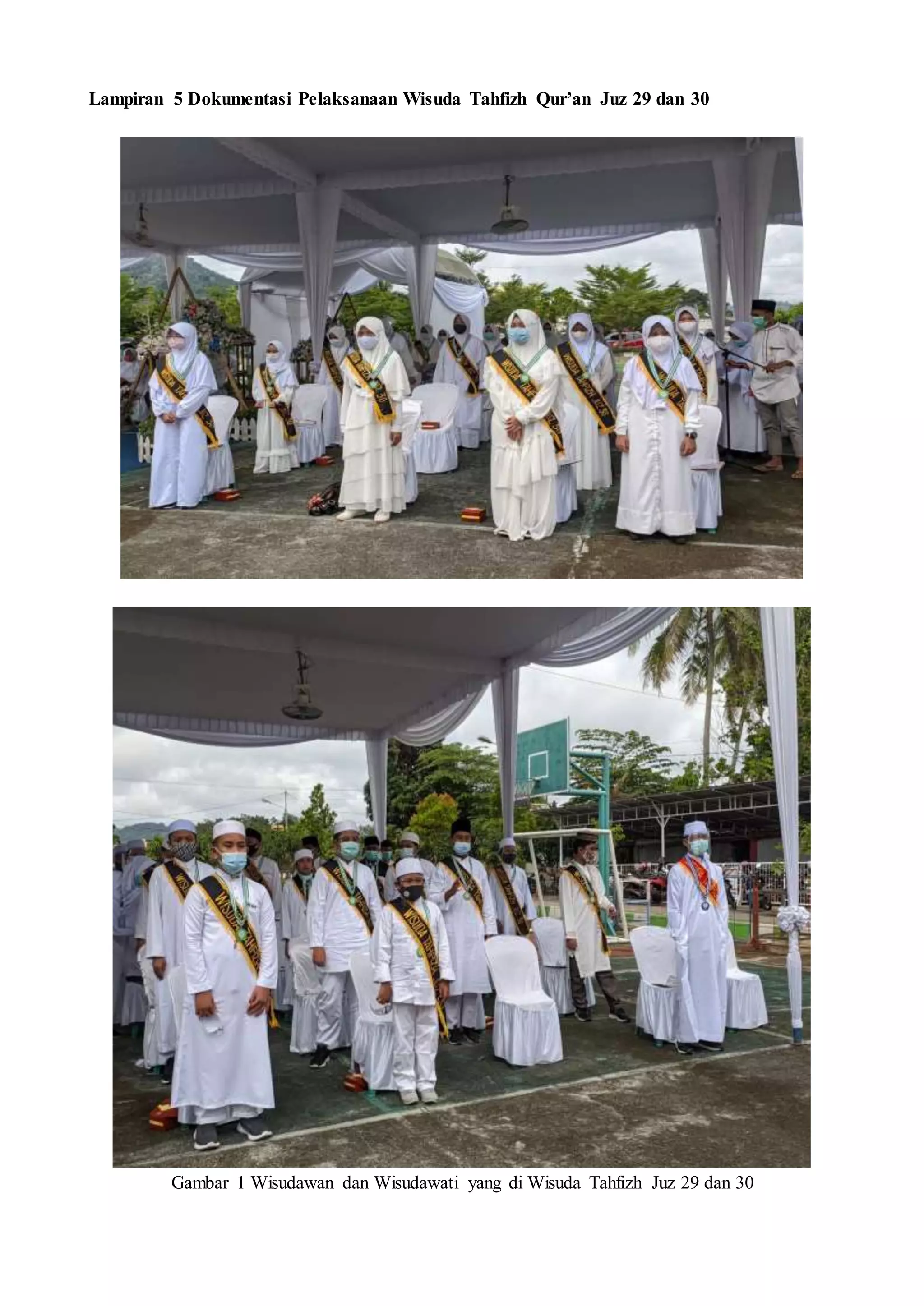 Laporan kegiatan wisuda tahfizd 2020 (autosaved) | DOCX