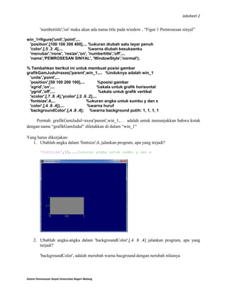 Laporan Matlab | DOC