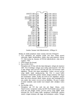 Laporan Praktikum konveyor maju mundur menggunakan atmega16 | PDF