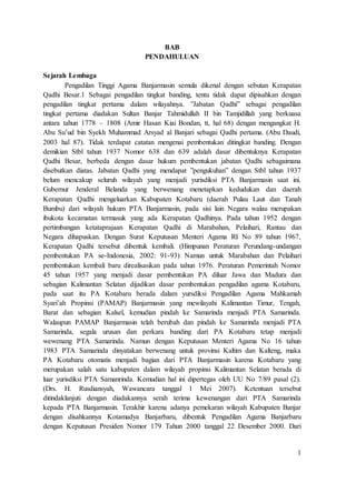 Laporan kelompok praktikum Di Pengadilan Agama Kandangan | PDF