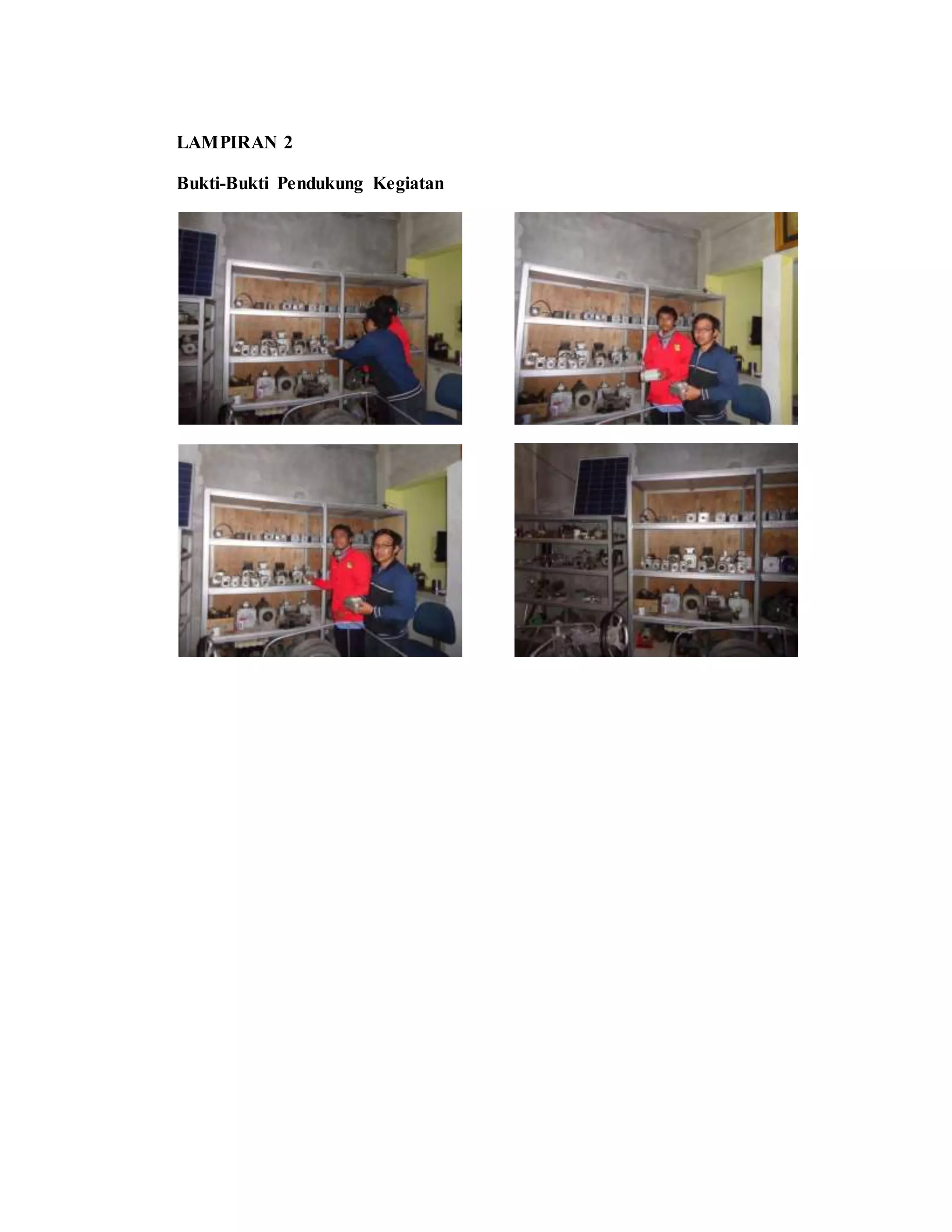 Laporan kemajuan pkmkc | DOCX