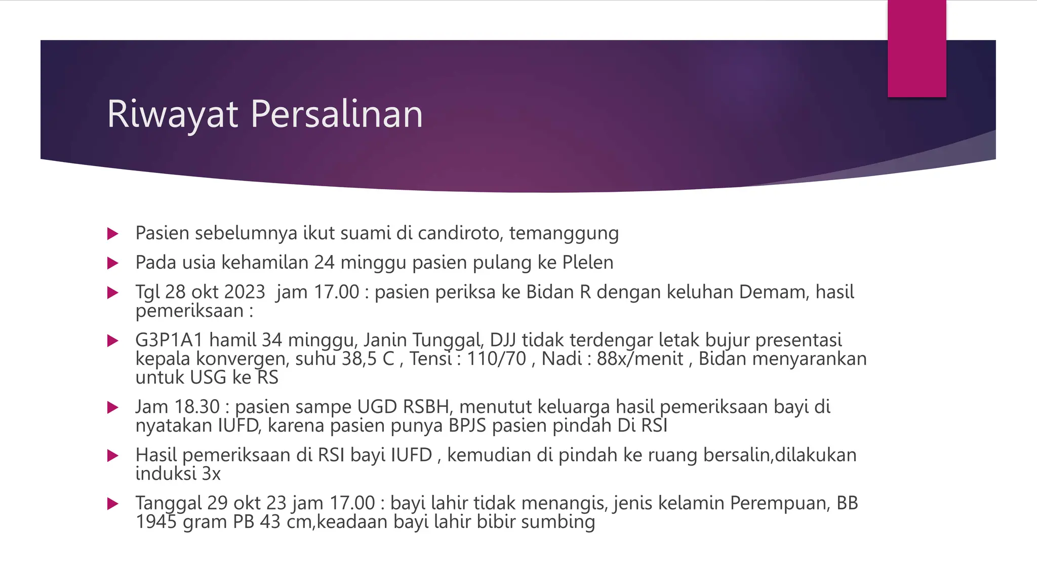 LAPORAN KEMATIAN IBU NIFAS ( HARI ke 14.pptx