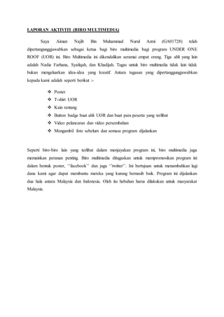 Laporan Kendiri Kemahiran Insaniah | DOCX