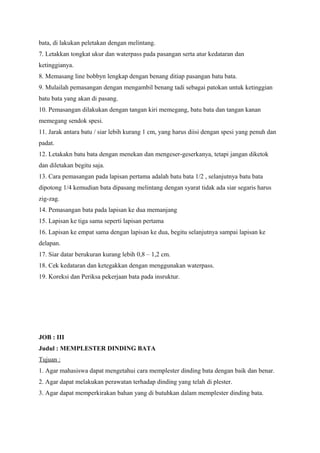 Laporan kerja batu reza | DOC