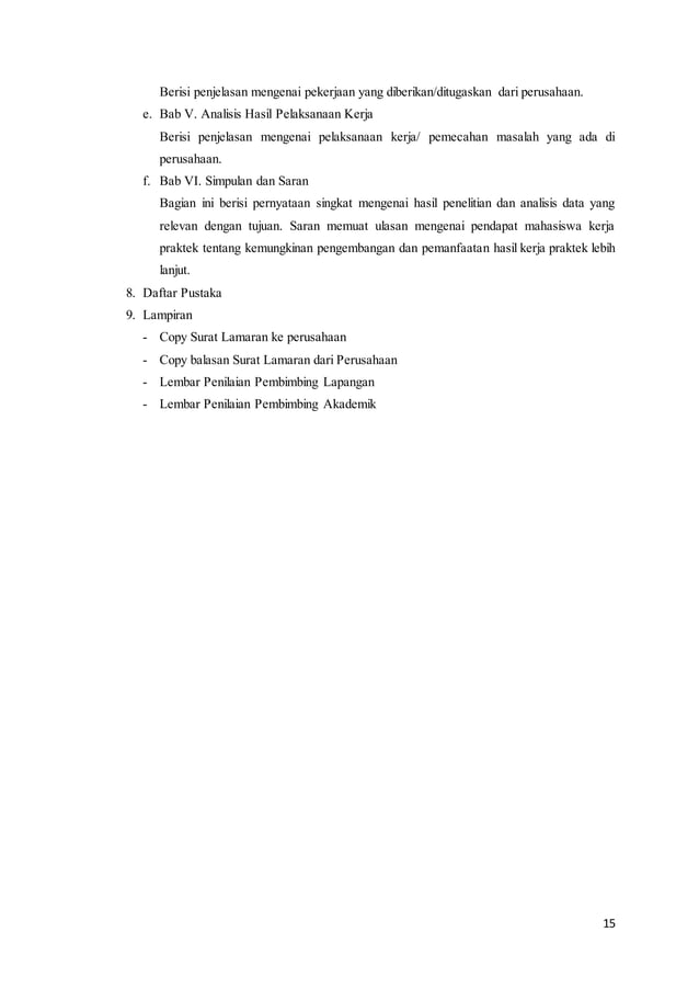 Laporan kerja praktek | DOCX