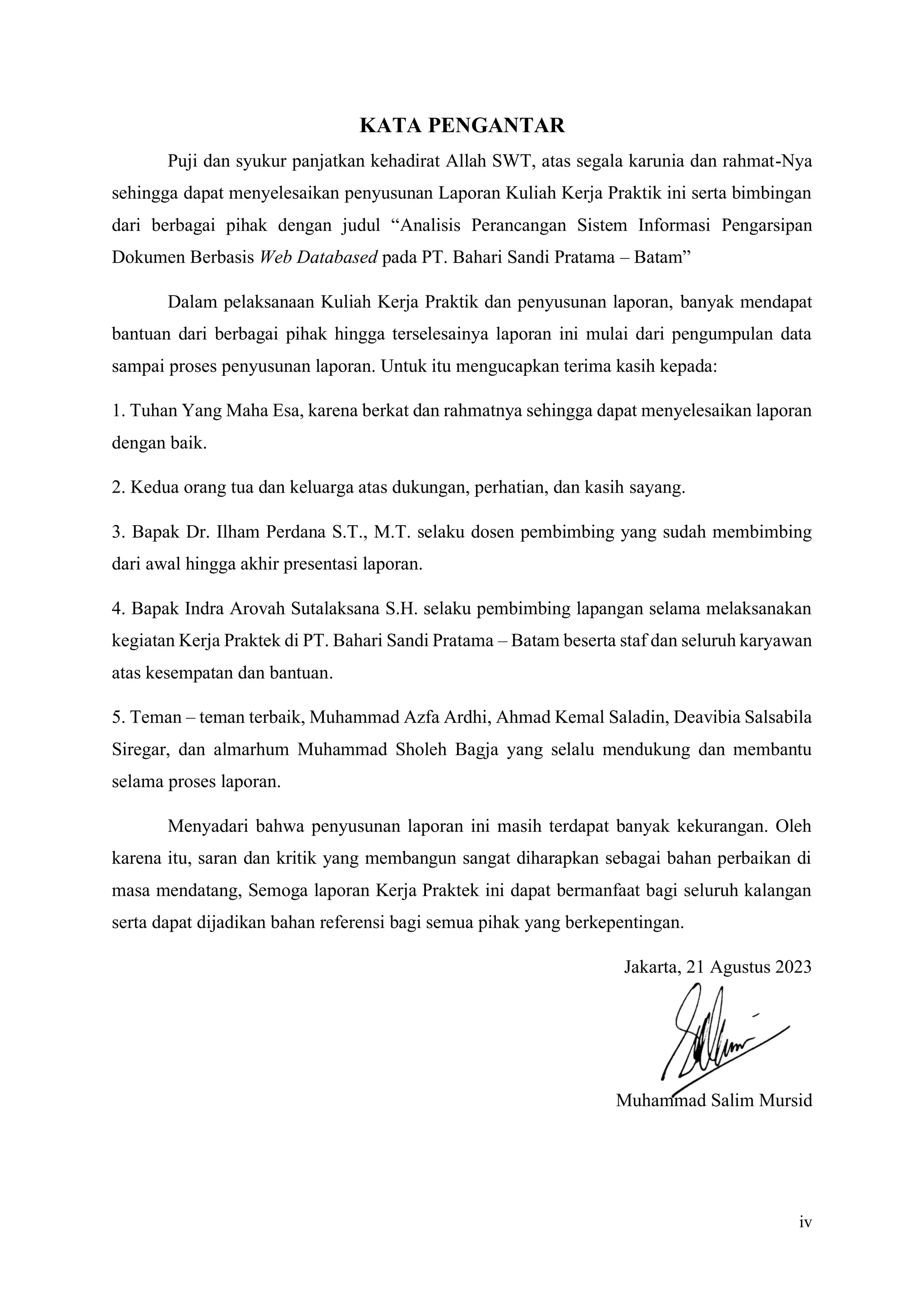 ANALISIS PERANCANGAN SISTEM INFORMASI APLIKASI PENGARSIPAN DOKUMEN ...