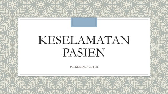 LAPORAN KESELAMATAN PASIEN RTM JANUARI.ppt