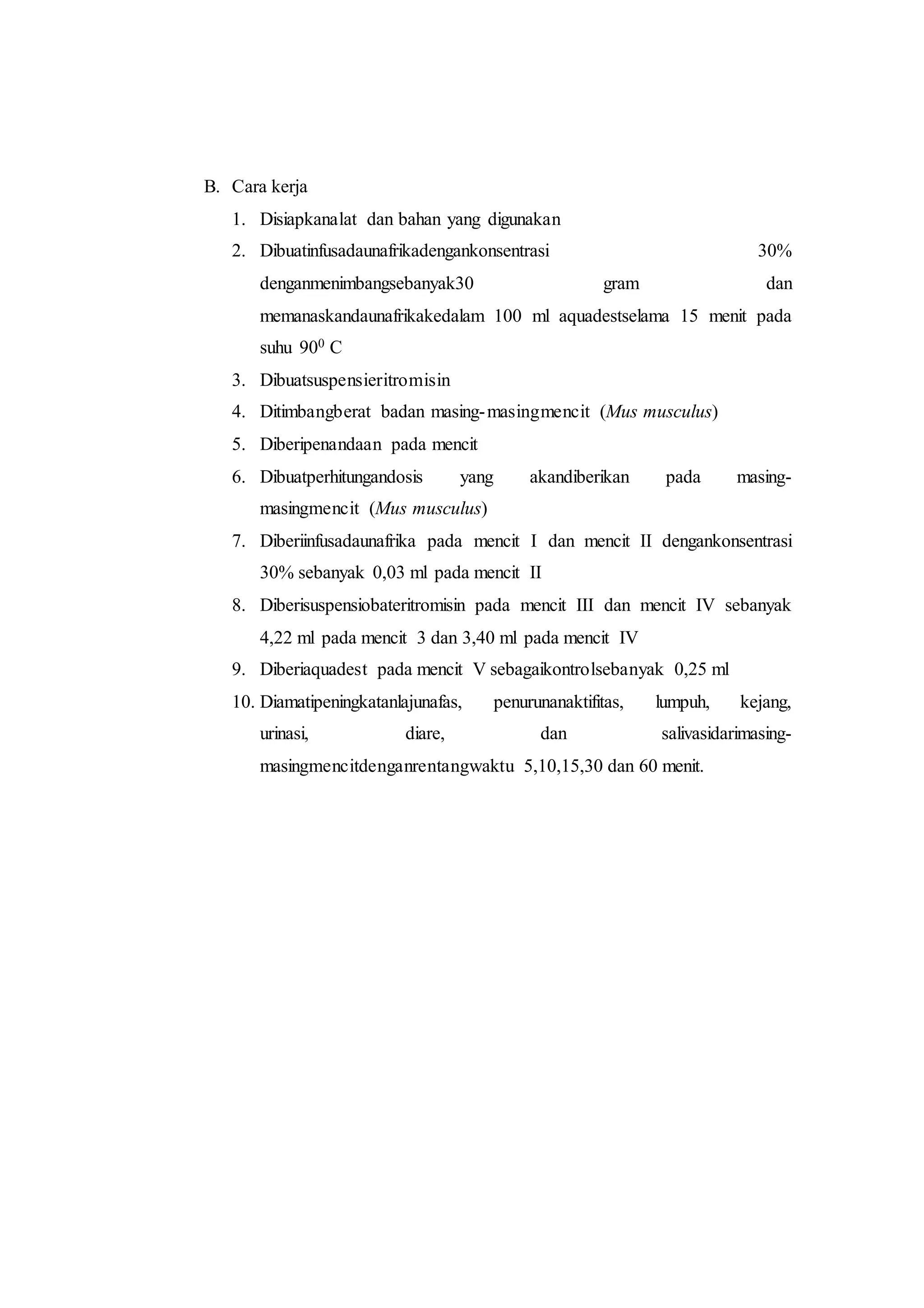 LAPORAN FARMAKOLOGI I PERCOBAAN EFEK DIURETIK | DOCX
