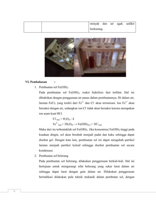 Koloid dan Efek Tyndall | DOCX