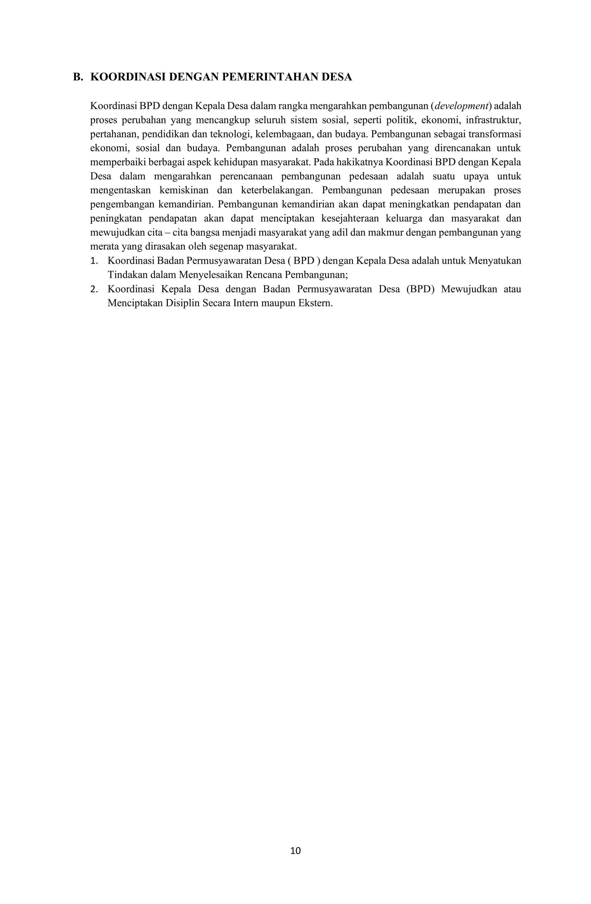 LAPORAN KINERJA BPD TAHUN 2022 | PDF