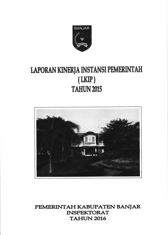 Laporan kinerja instansi pemerintah | PDF