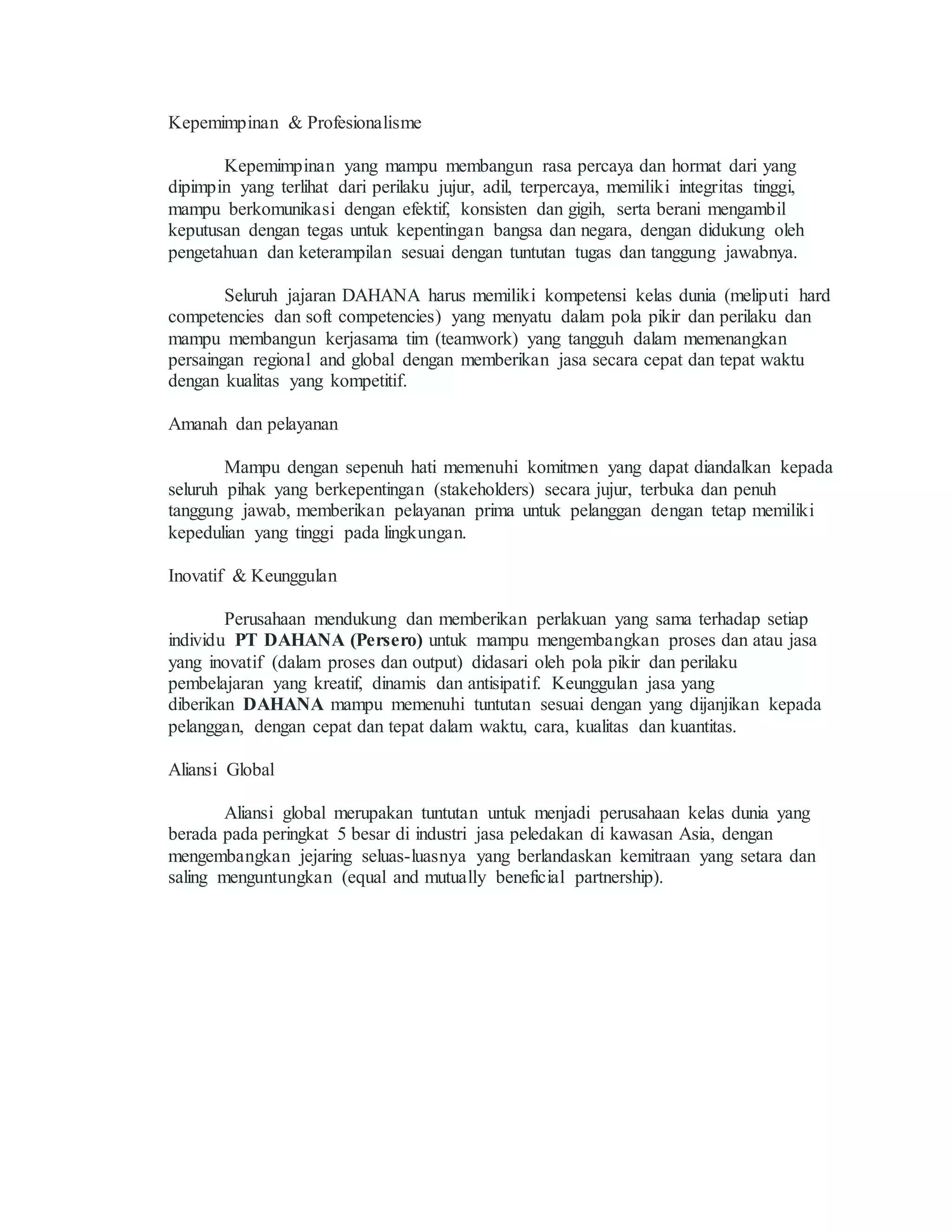 Laporan kkl pt dahana | DOCX