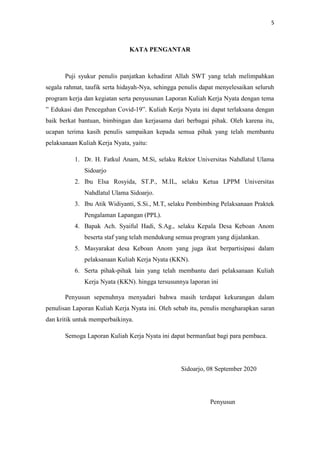 Laporan kkn | PDF