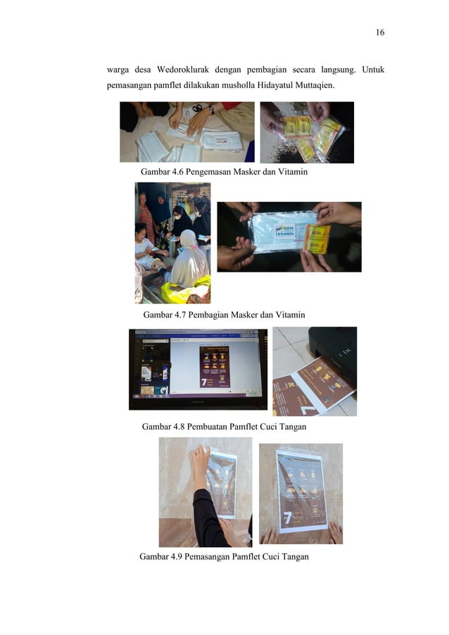 Hafidzotur Rif'ah - Laporan KKN UNUSIDA Berdaya 2021 - UNUSIDA | PDF