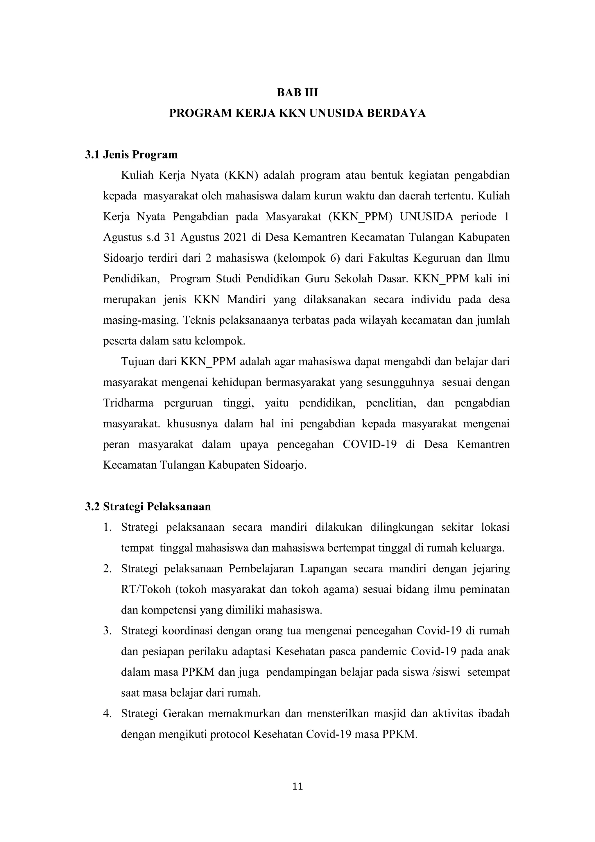 Laporan KKN Ikma Qusnul Nazila | PDF