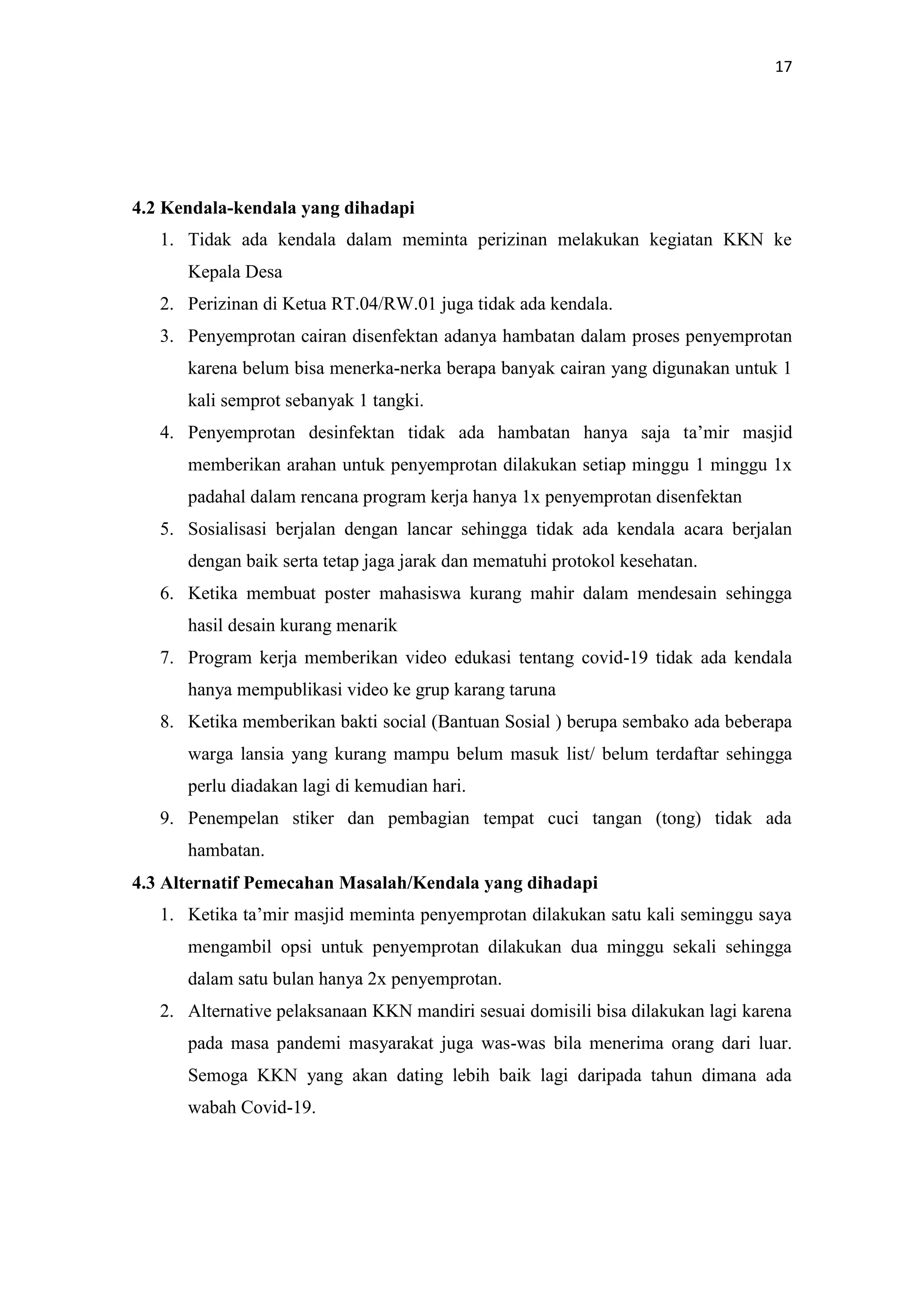 Laporan KKN Ikma Qusnul Nazila | PDF