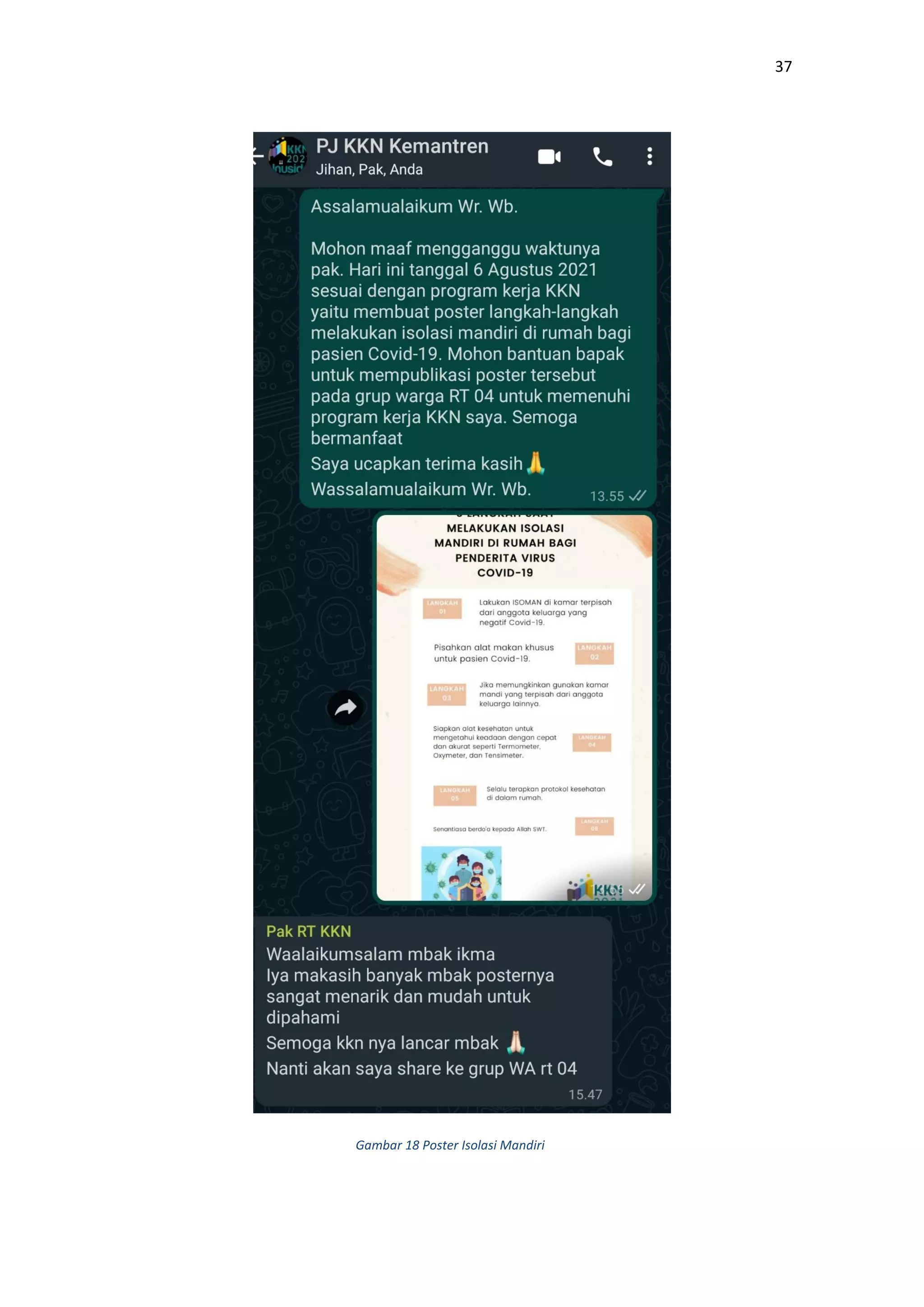 Laporan KKN Ikma Qusnul Nazila | PDF