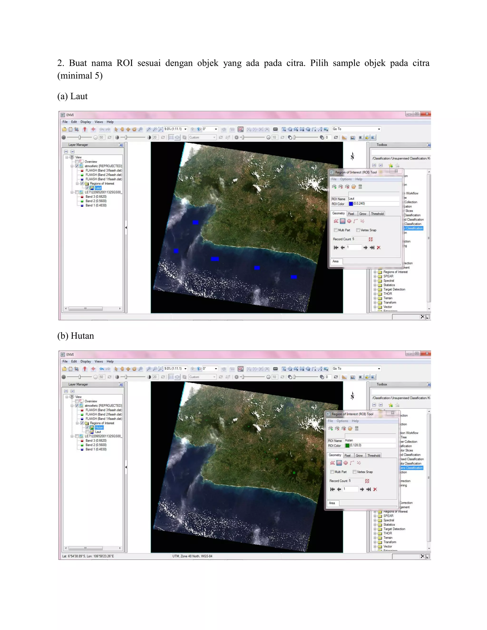 Klasifikasi Multispektral pada Landsat 7 | PDF