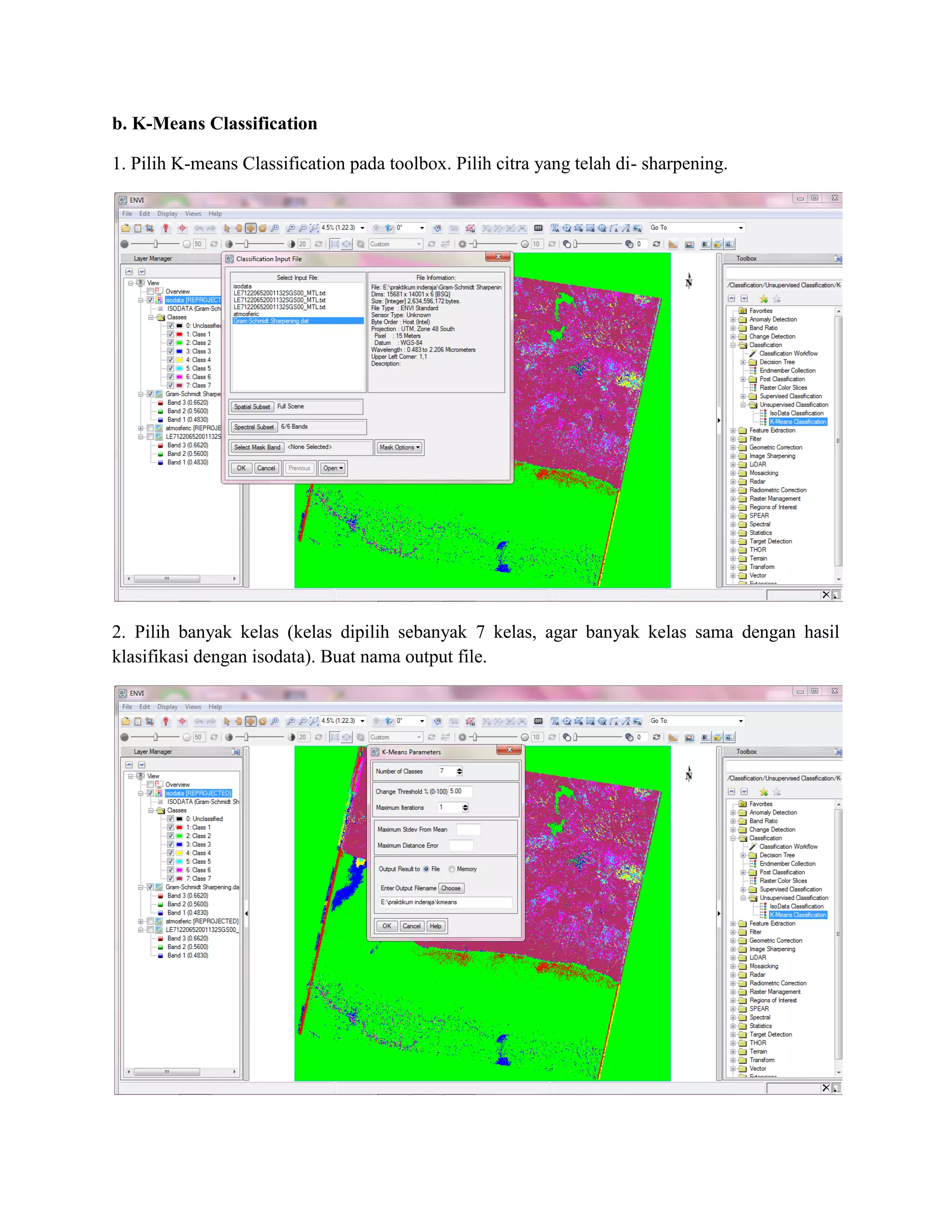 Klasifikasi Multispektral pada Landsat 7 | PDF