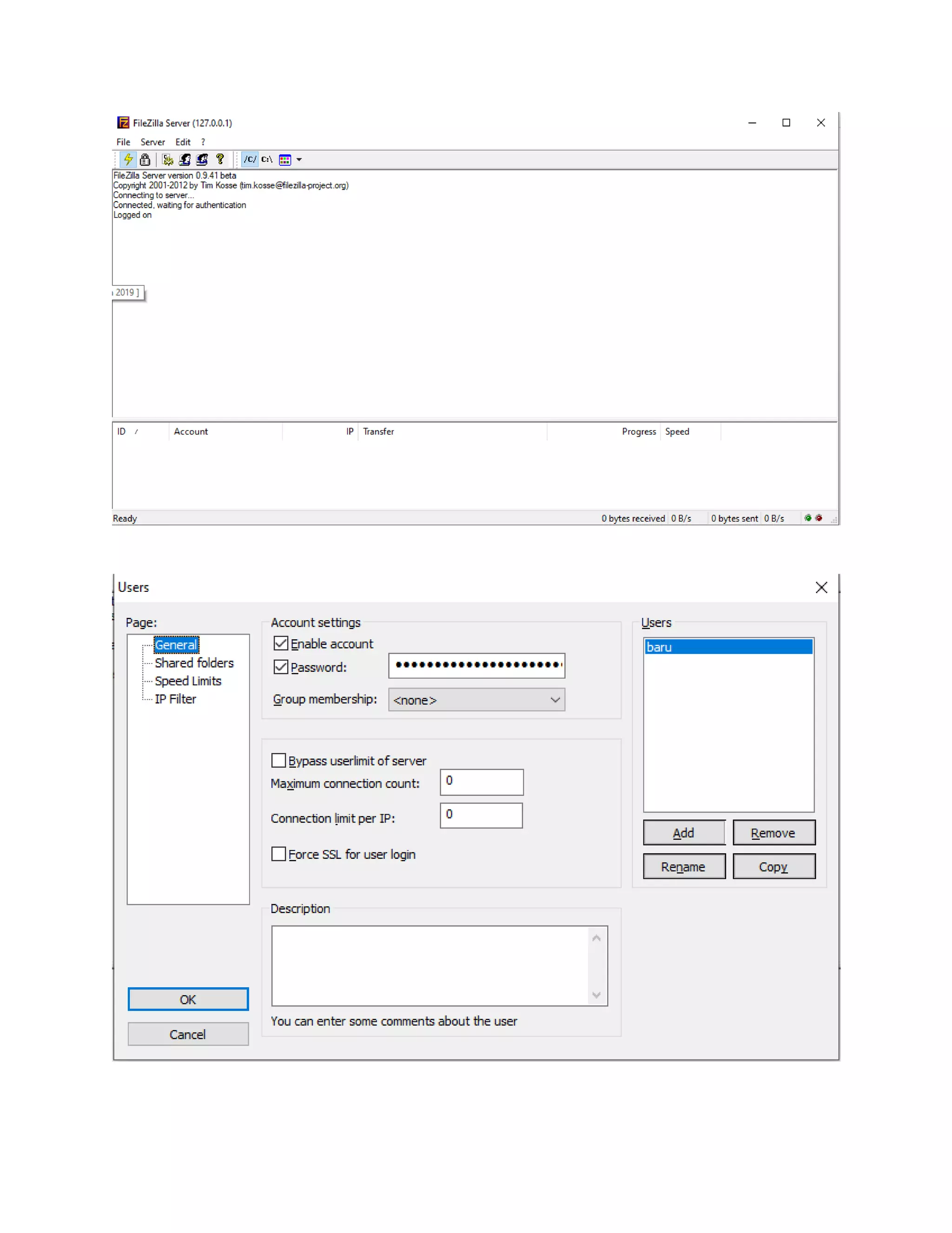 Laporan konfigurasi ftp server dengan file zilla pada windows alim dikonversi | PDF